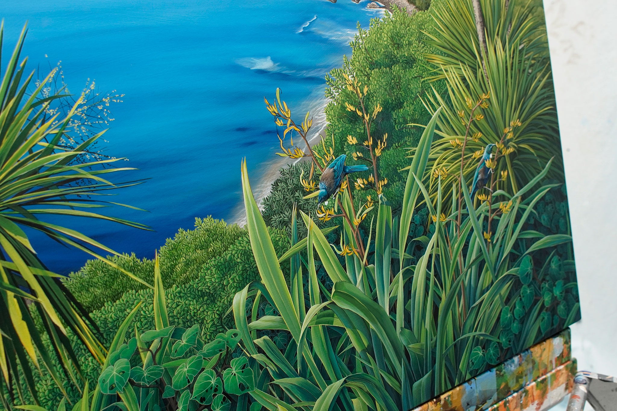 Breaker Bay painting - Bellamy Gallery