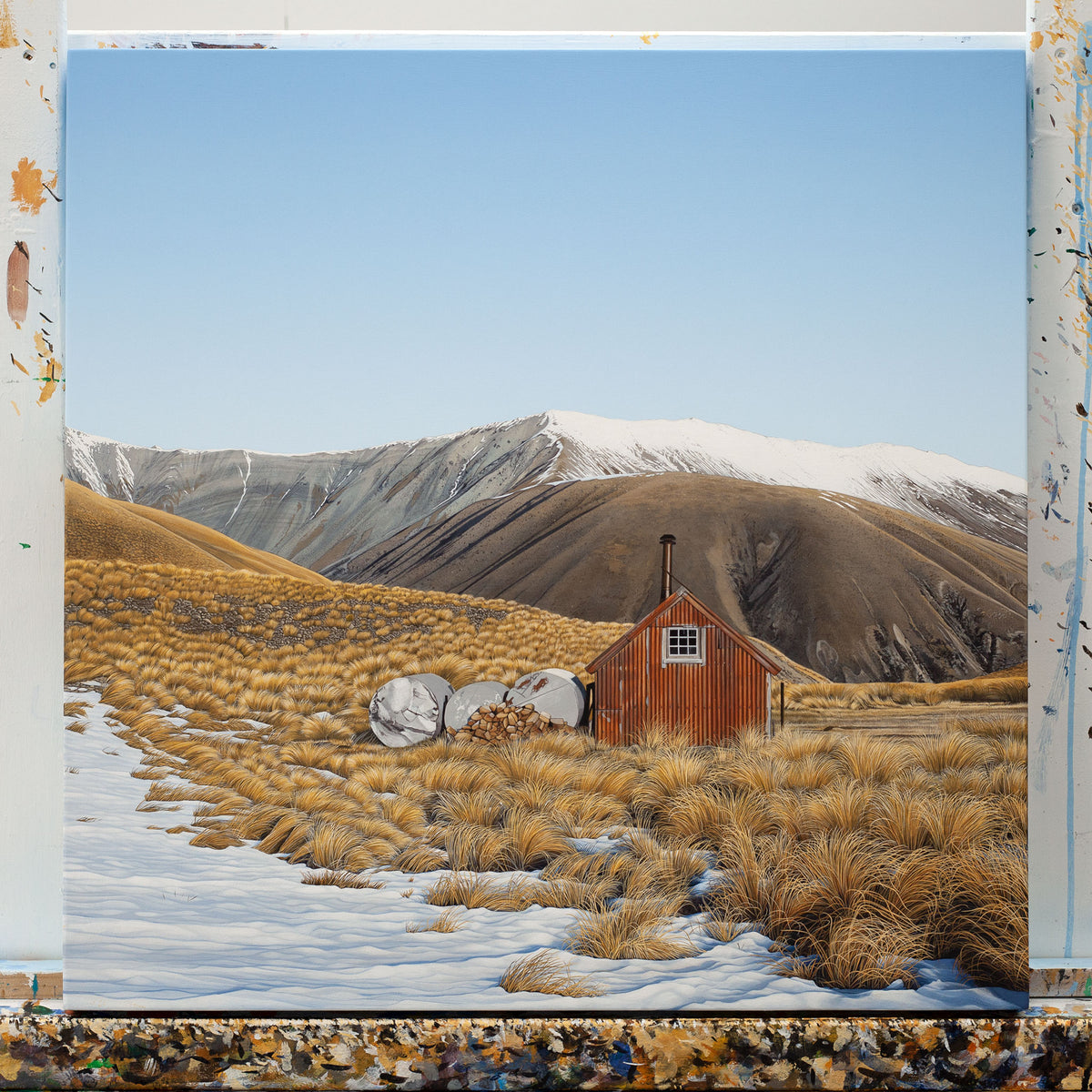 Camp Stream Hut - Progress - Bellamy Gallery