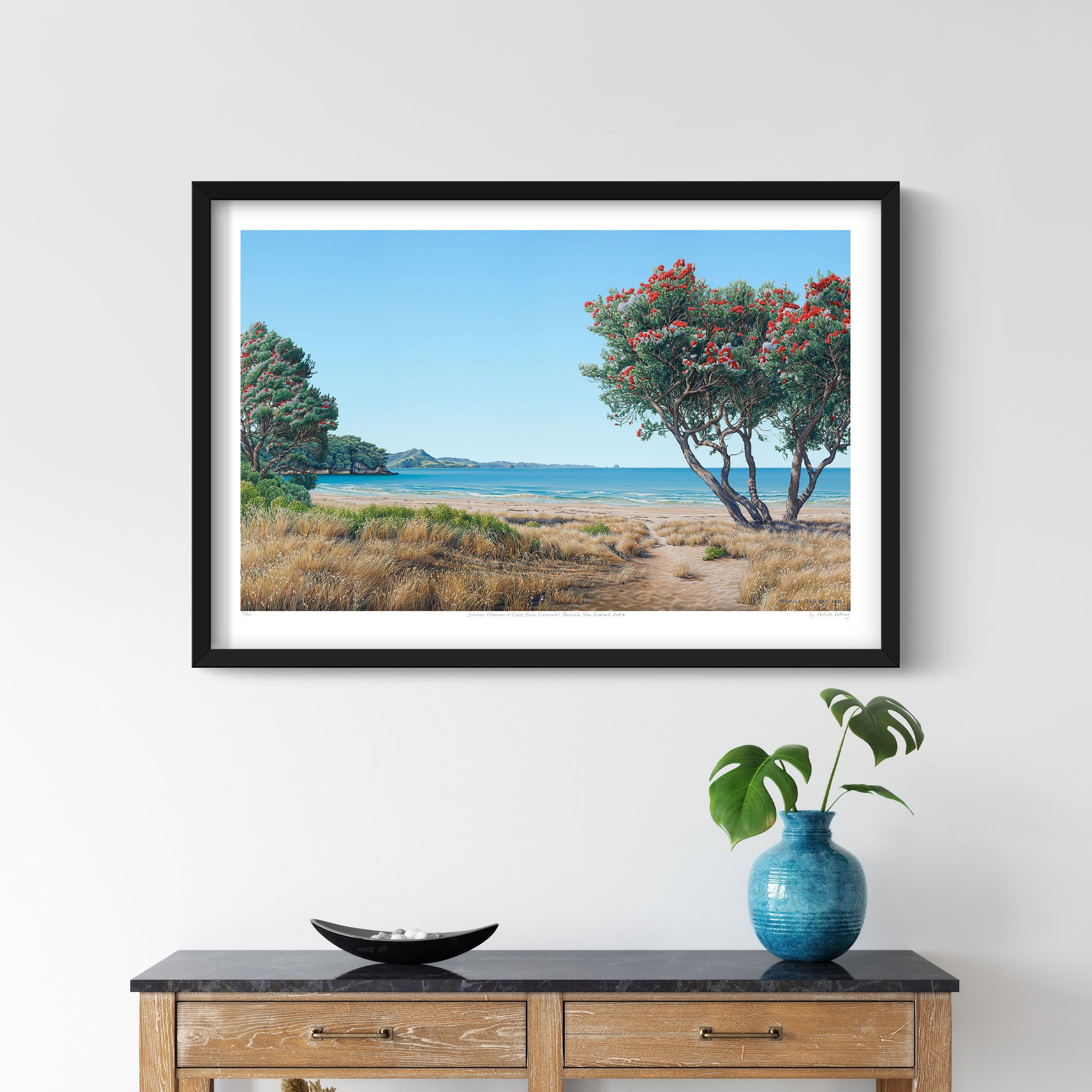 Summer Afternoon at Cooks Beach - Art print - Bellamy Gallery