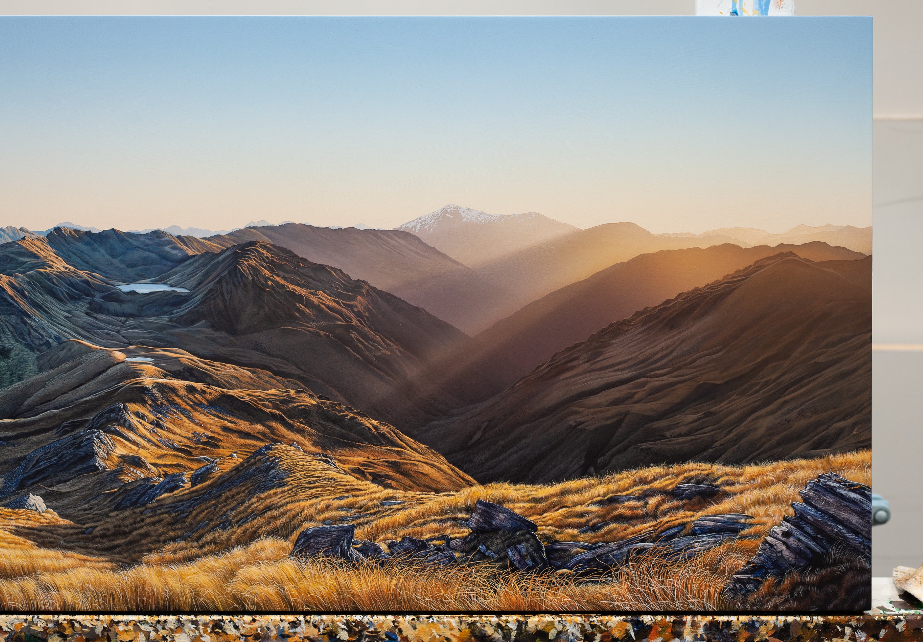 Lake Morgan progress - Bellamy Gallery