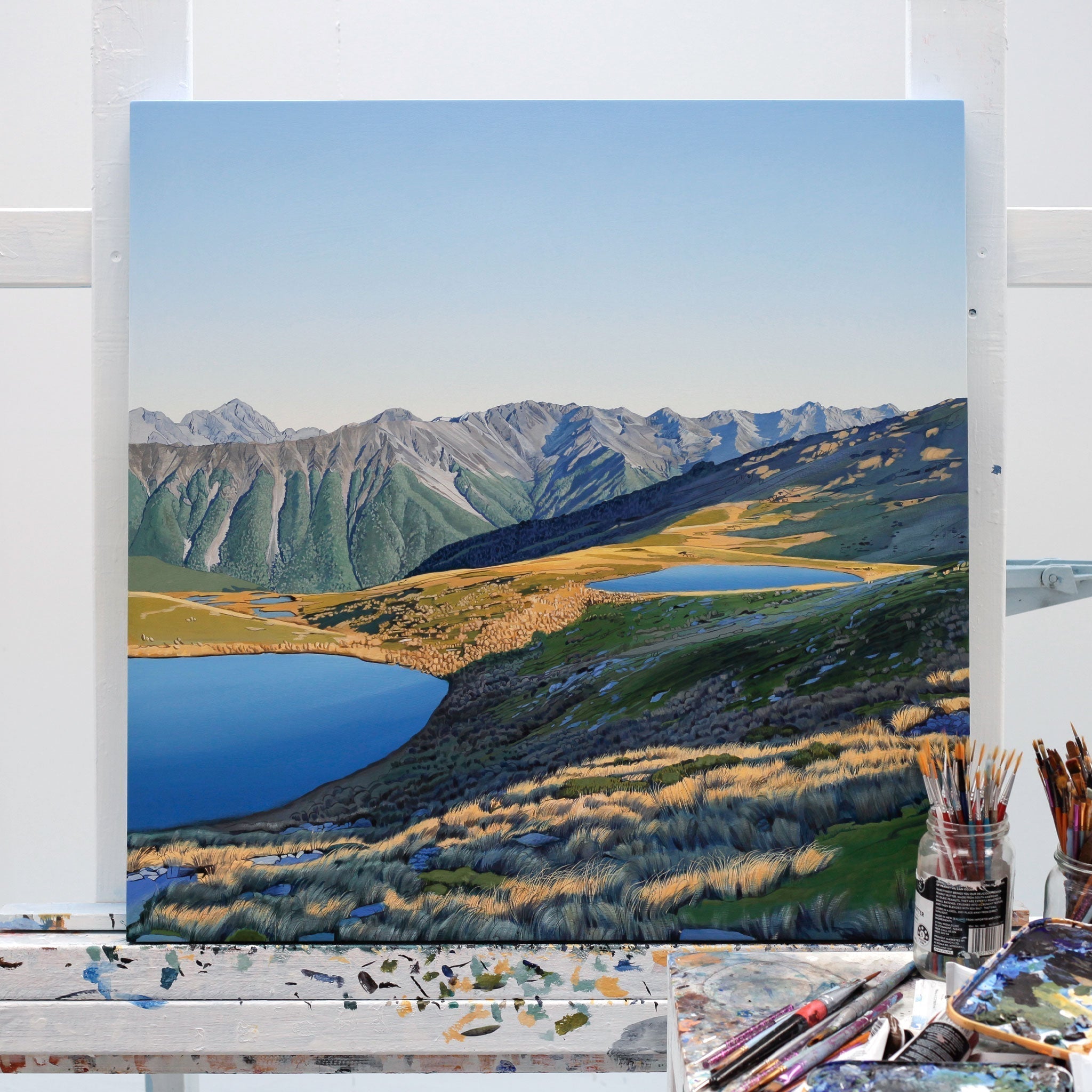 Mole Tops, Nelson Lakes National Park - New Painting - Bellamy Gallery