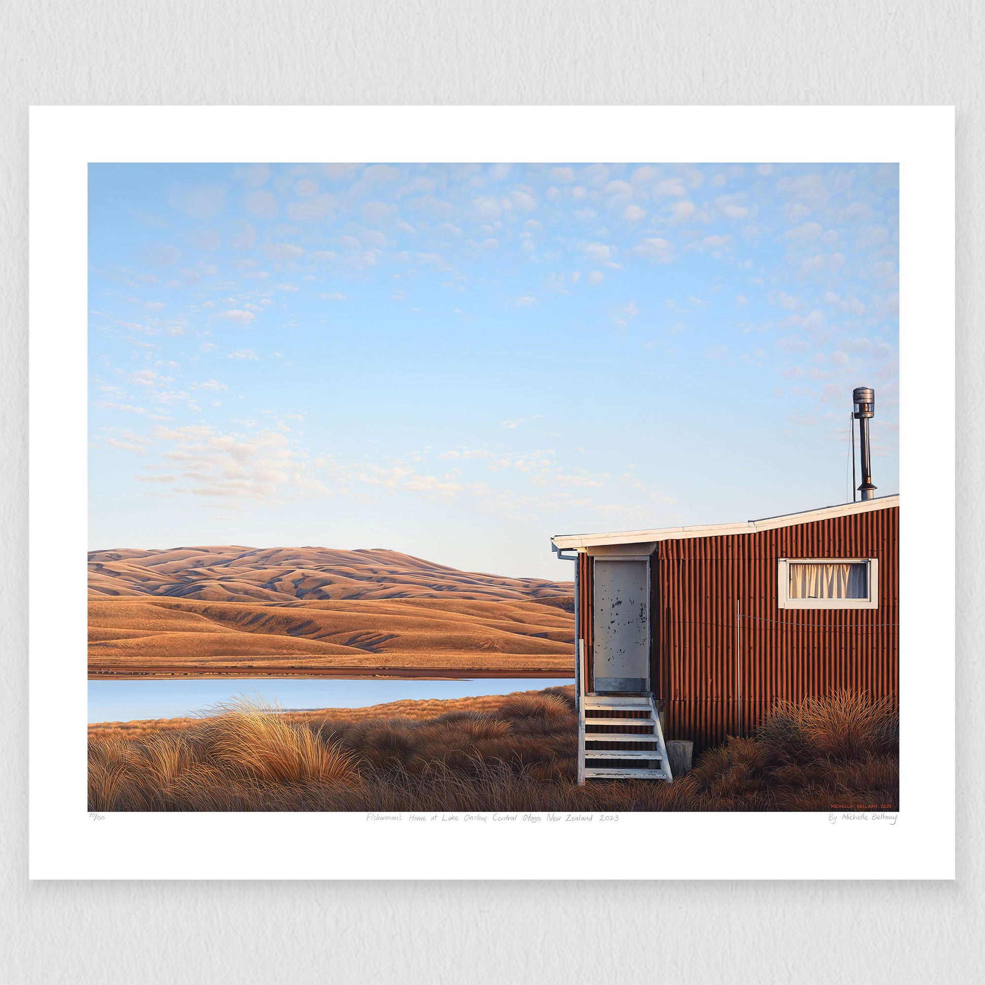 Central Otago Art Print - Fisherman's Home at Lake Onslow, New Zealand ...